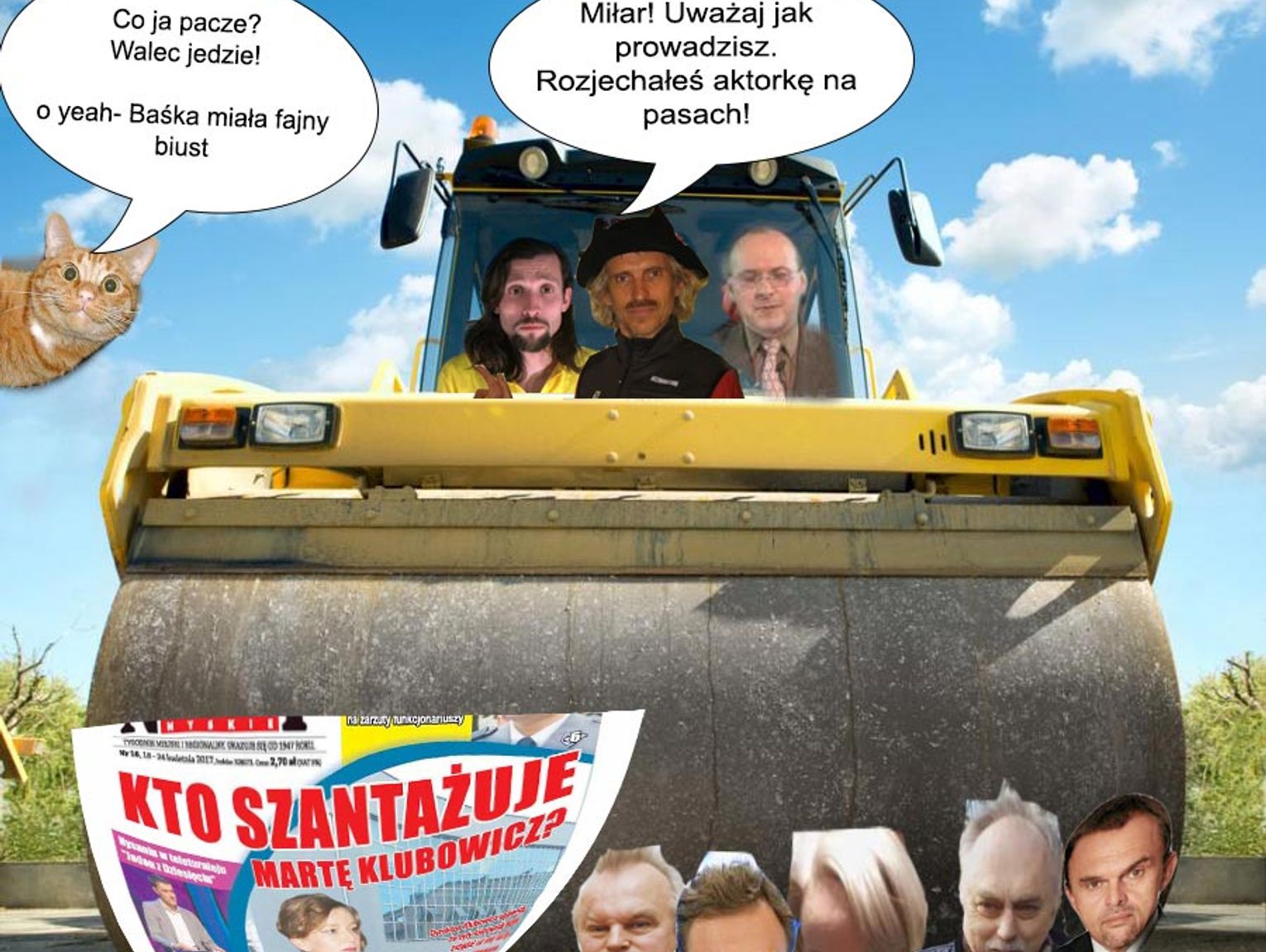 UWAGA NA MEMY CD :-) - Miłar uważaj rozjechałeś aktorkę!